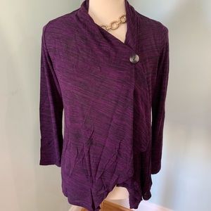 AB Studio | Sweaters | Ab Studio Button Wrap Cardigan | Poshmark